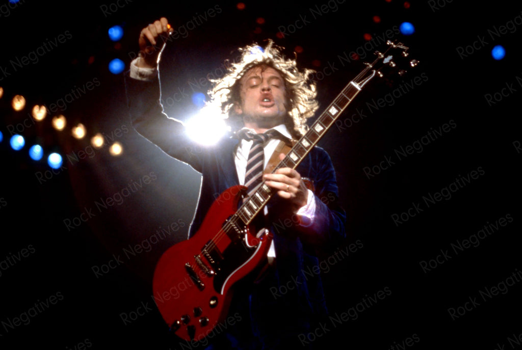 AC/DC Guitarist Angus Young Schoolboy Photo Print – CultureSonar